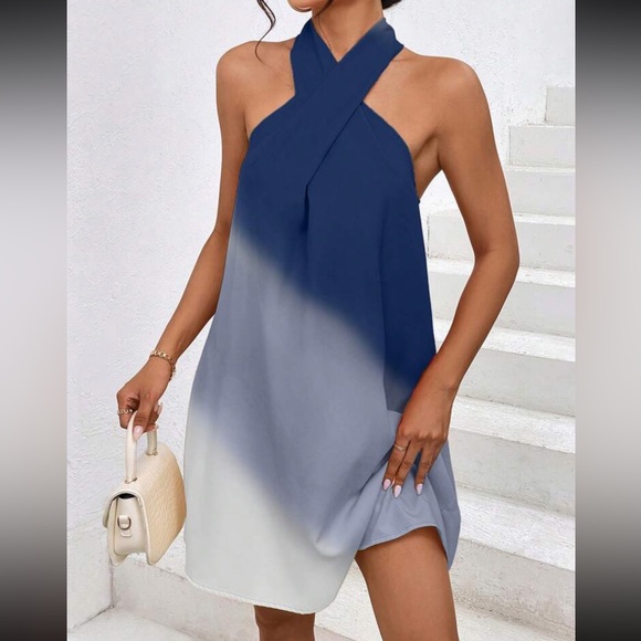 Dresses | Boho Ombre Halter Dress | Poshmark